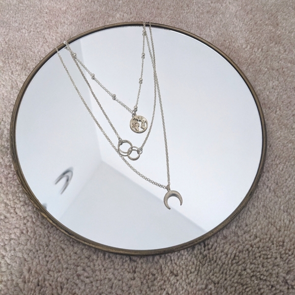 Jewelry | Layered Moon Necklace | Poshmark